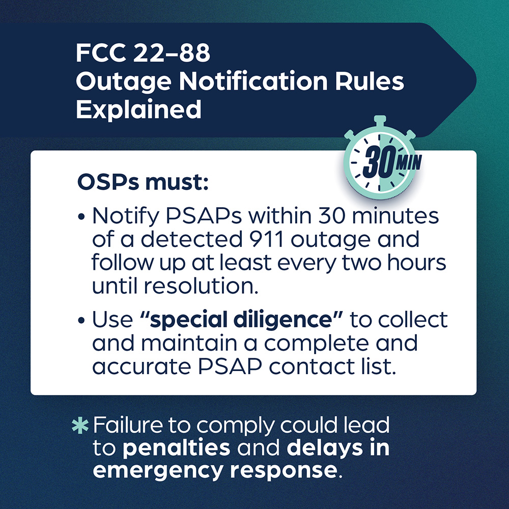 Navigating the FCC’s 911 Outage Notification Rules