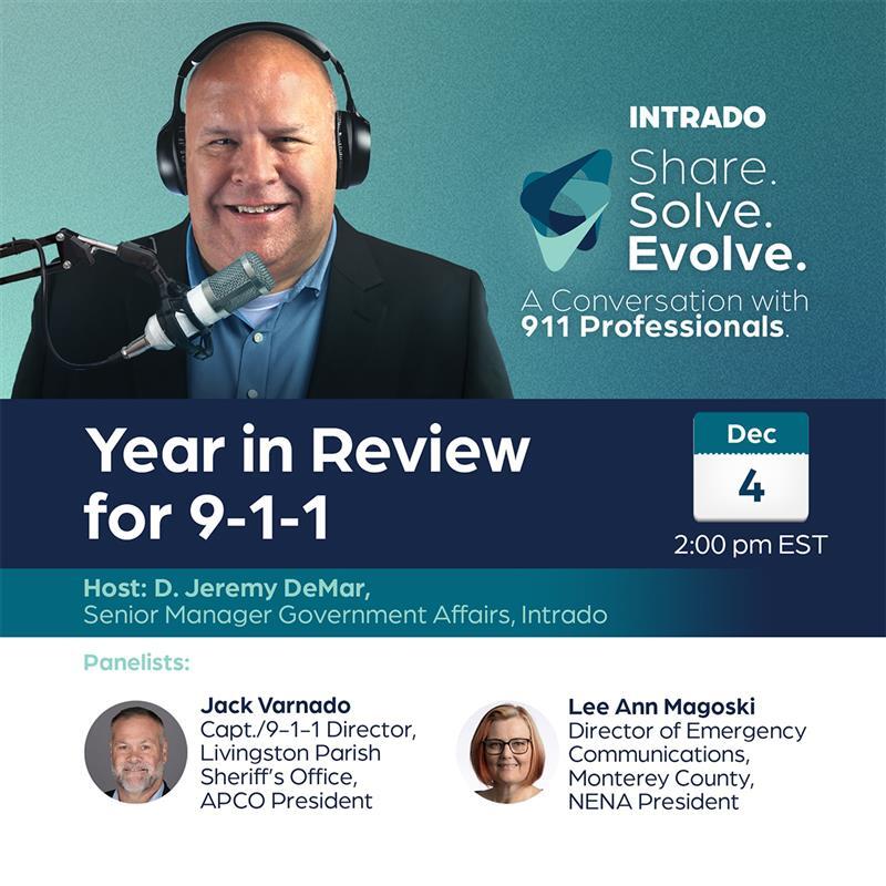 Share.Solve.Evolve. Webinar: 2025 Year in Review for 9-1-1